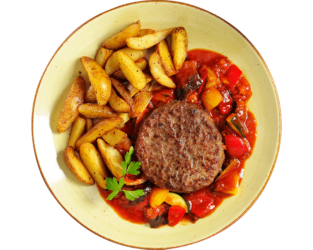 Rinderhacksteak "Mediterrano" – HOFMANNs