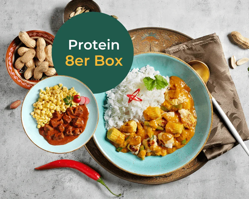 Protein-Mittagessen mit 8 Fitness-Gerichten – HOFMANNs